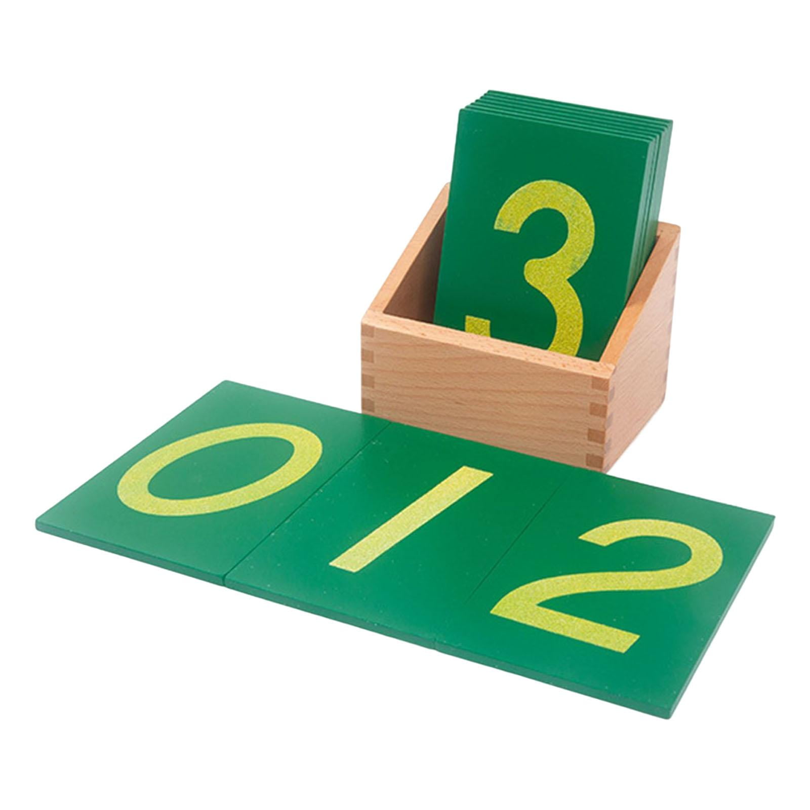 hengtong Wooden Math Number Borad Early Educational with Container Box ...