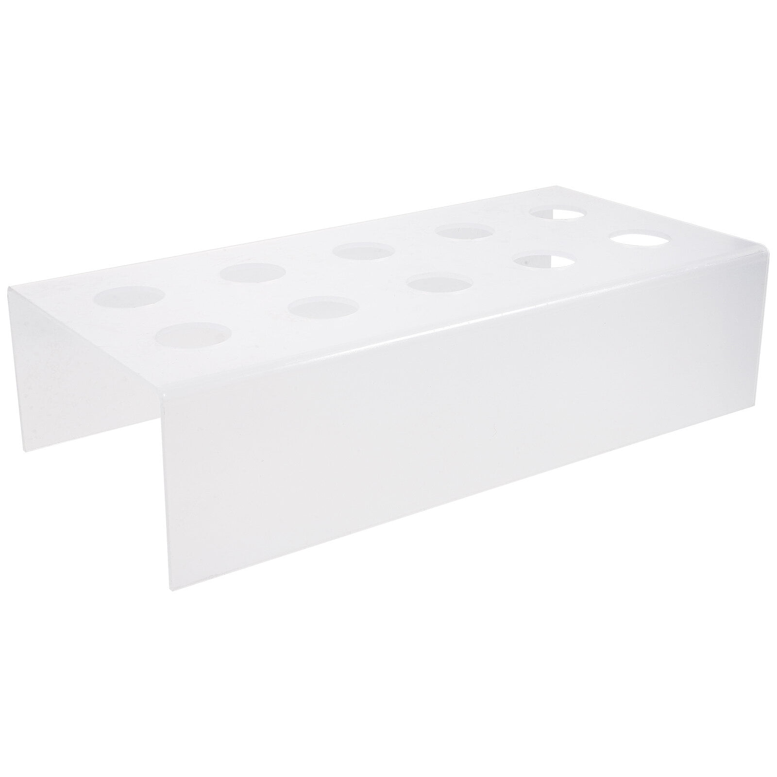 hengzirui 10 Holes Acrylic Ice Cream Holder Clear Cone Holder Snow Cone ...