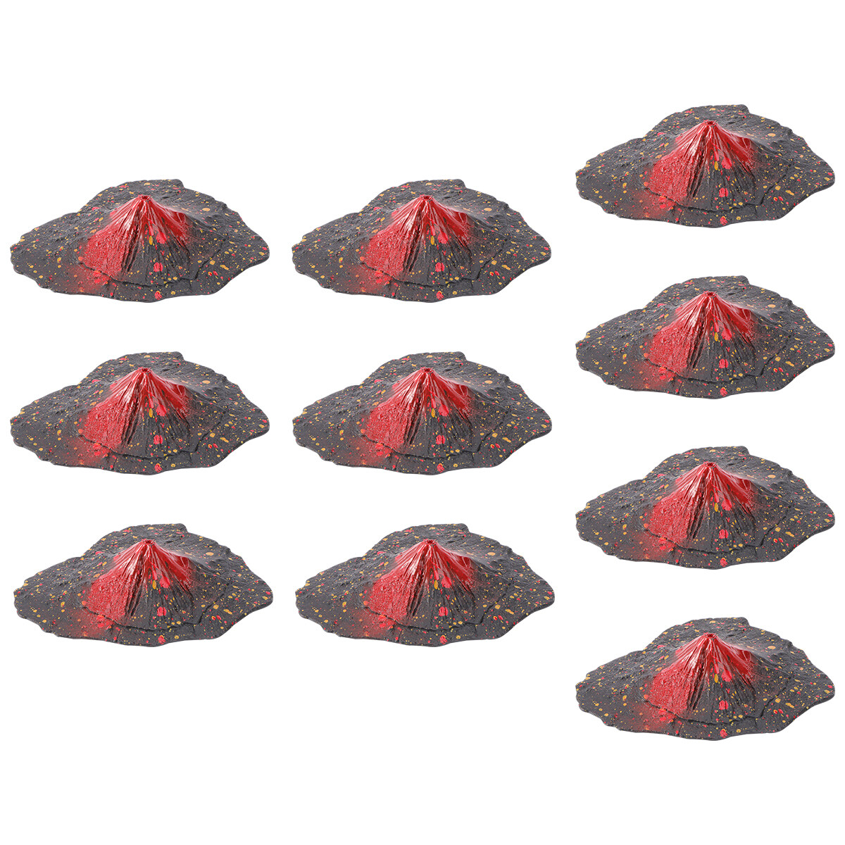 hengzirui 10PCS 3.5CM High Volcanic Eruption Model Volcanic Magma ...