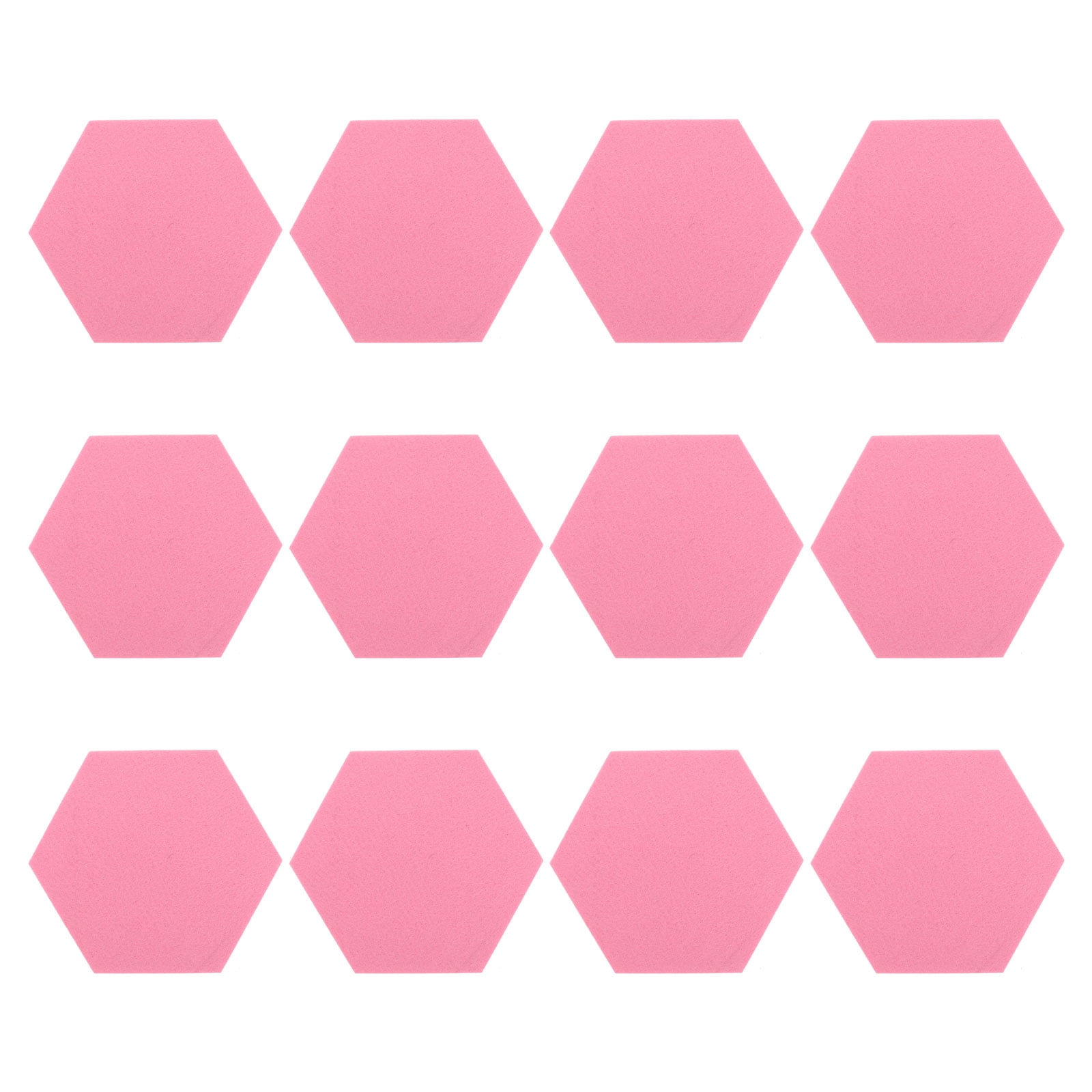 hengzirui 12 Pcs Message Board Felt Hexagon Wall Board Self-adhesive ...