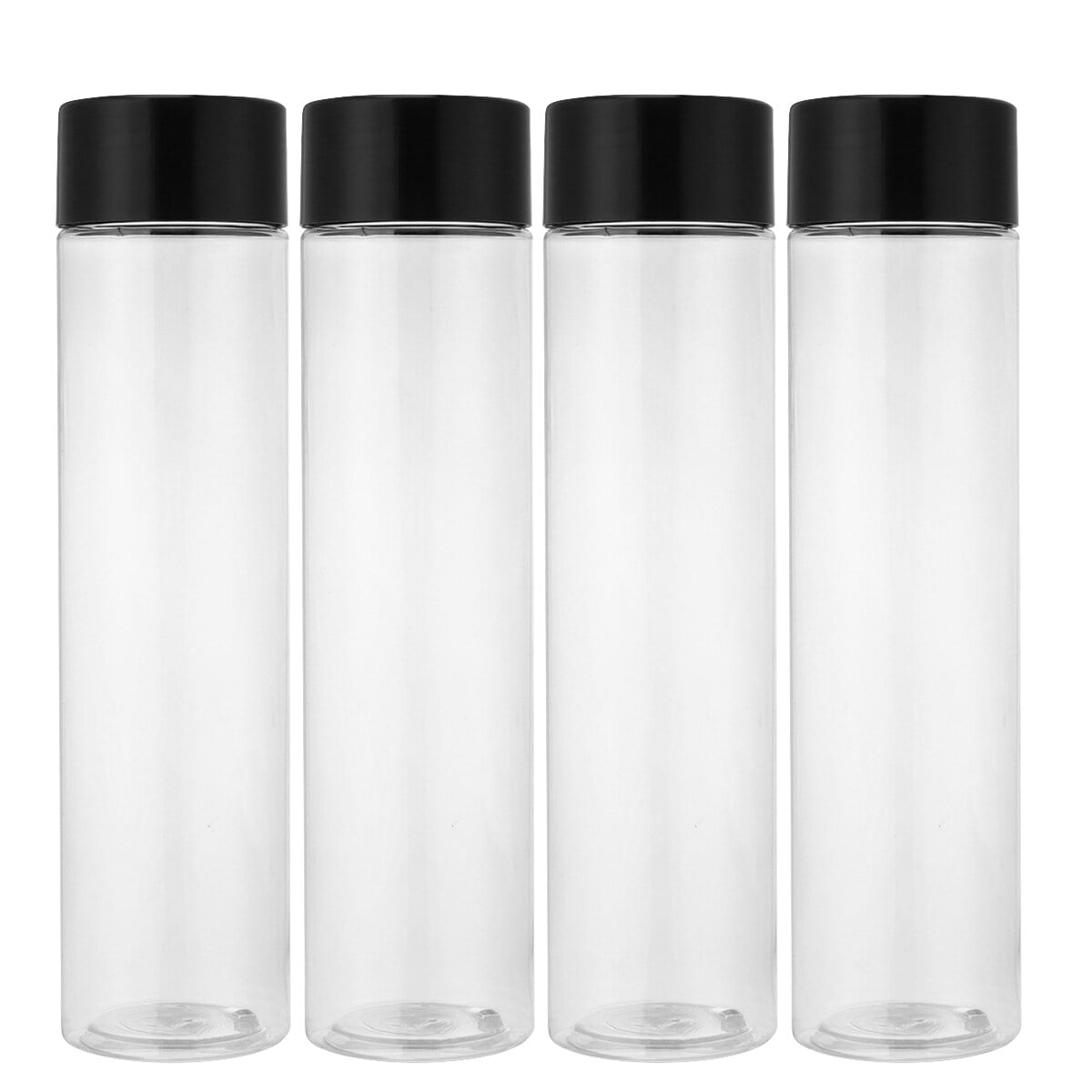 hengzirui 12PCS 400ml Clear Smoothie Jars with Lids, Reusable Beverage ...