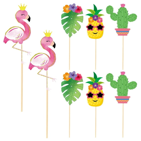JUMRHFAN 32Pcs Mermaid Cake Topper, Under The Sea Cake Toppers Set with ...