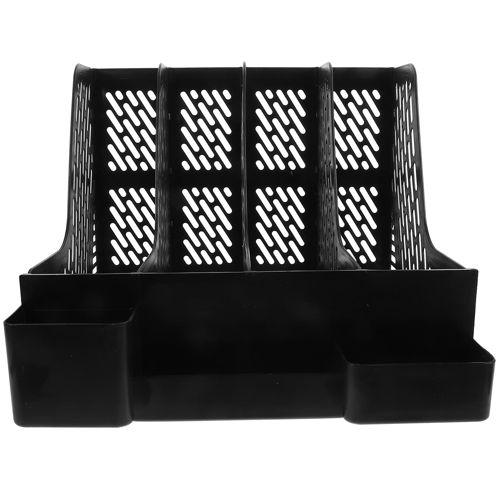 hengzirui Black Magazine File Holder with Label for Office/Home ...