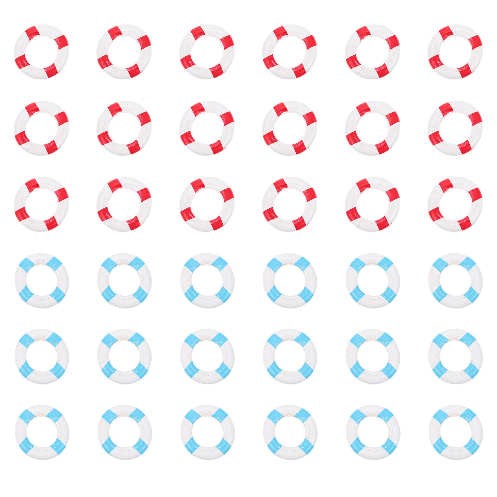 hengzirui DIY Wood Beads 50Pcs DIY Craft Making Beads for Hawaii Party ...