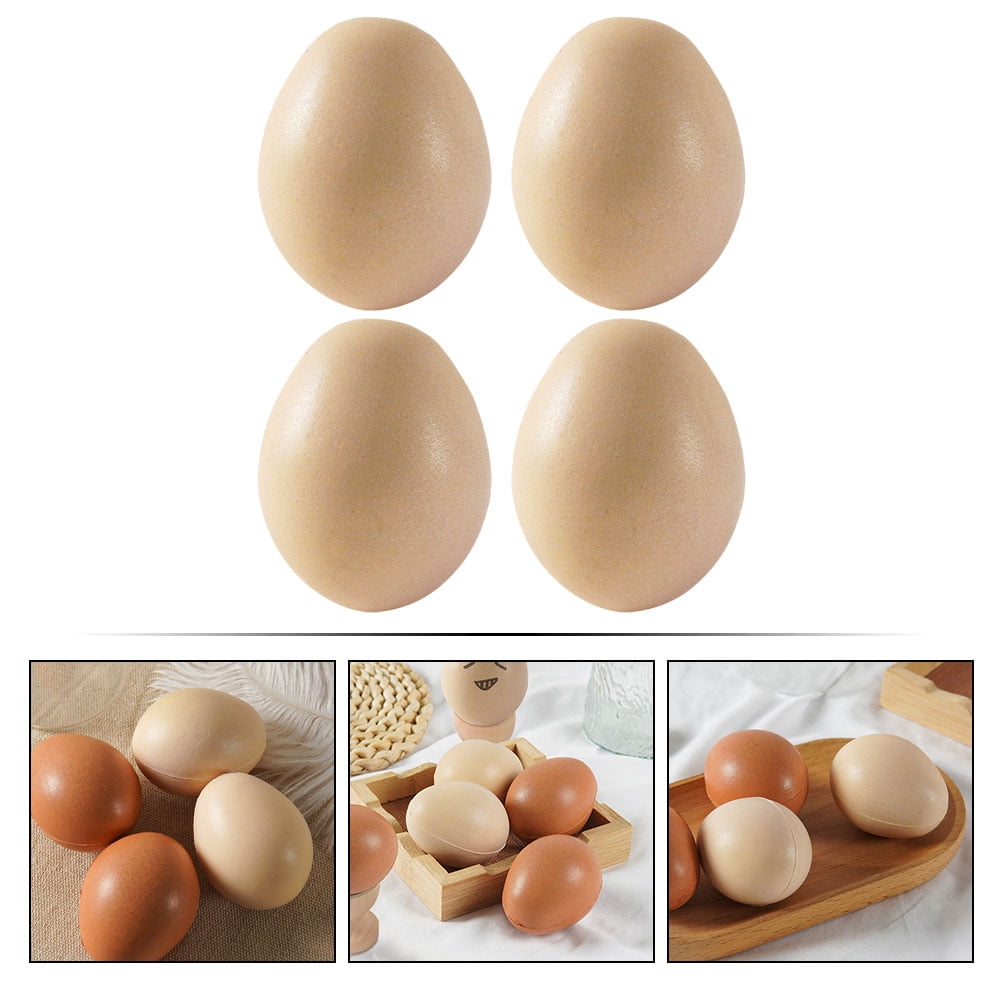 DIY Craft Painting Eggs High Simulation PU Material White Fake Egg ...