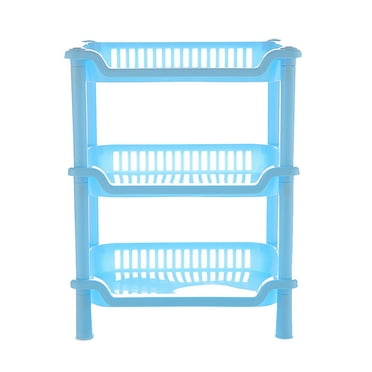 Walbest 1 Piece Plastic Fruit Vegetable Storage Basket, Stackable ...