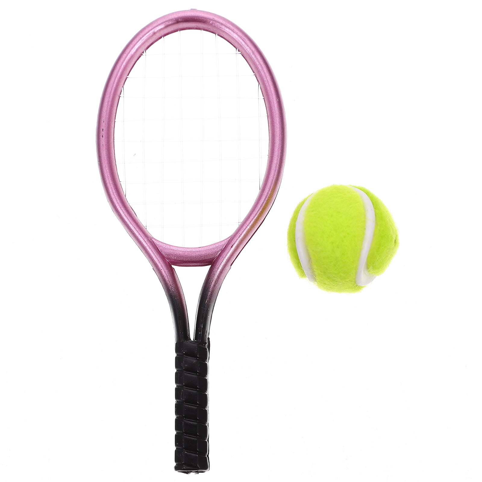 hengzirui Mini Tennis 1 Set Mini House Tennis Racket and Tennis Model ...
