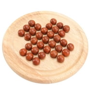 Marbles and Jokers Multi-Player Board Game, Large Solid Pine Game Board ...