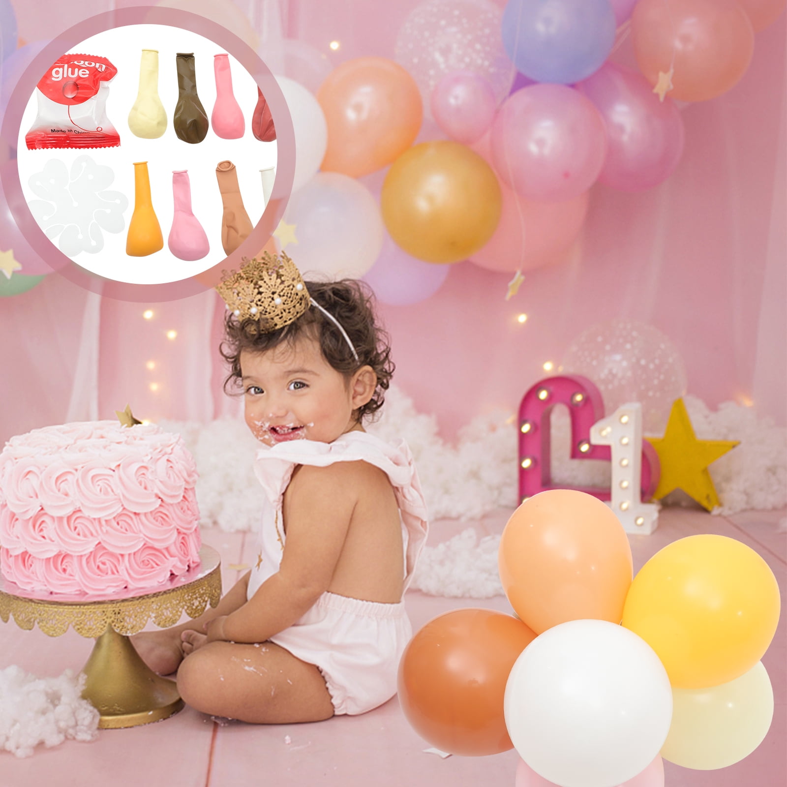 hengzirui daisy balloons 9 Sets Daisy Flower Balloons DIY Props Kit ...