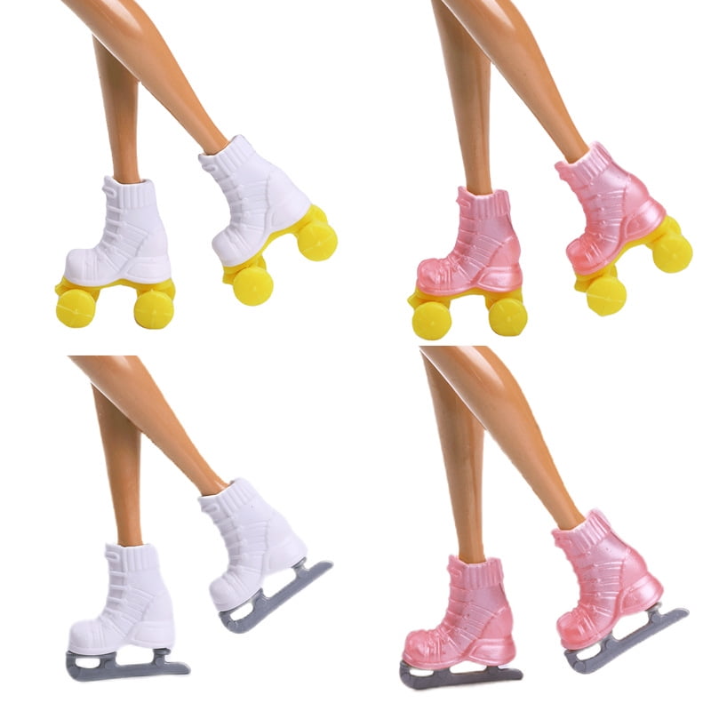 hengzirui doll toys 4 pairs of Adorable Mini Roller Skates for Dolls ...