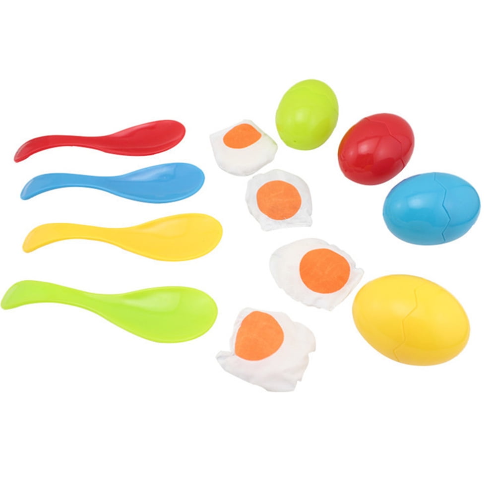hengzirui egg and spoon race Egg Spoon Game Set Balance Running Race ...
