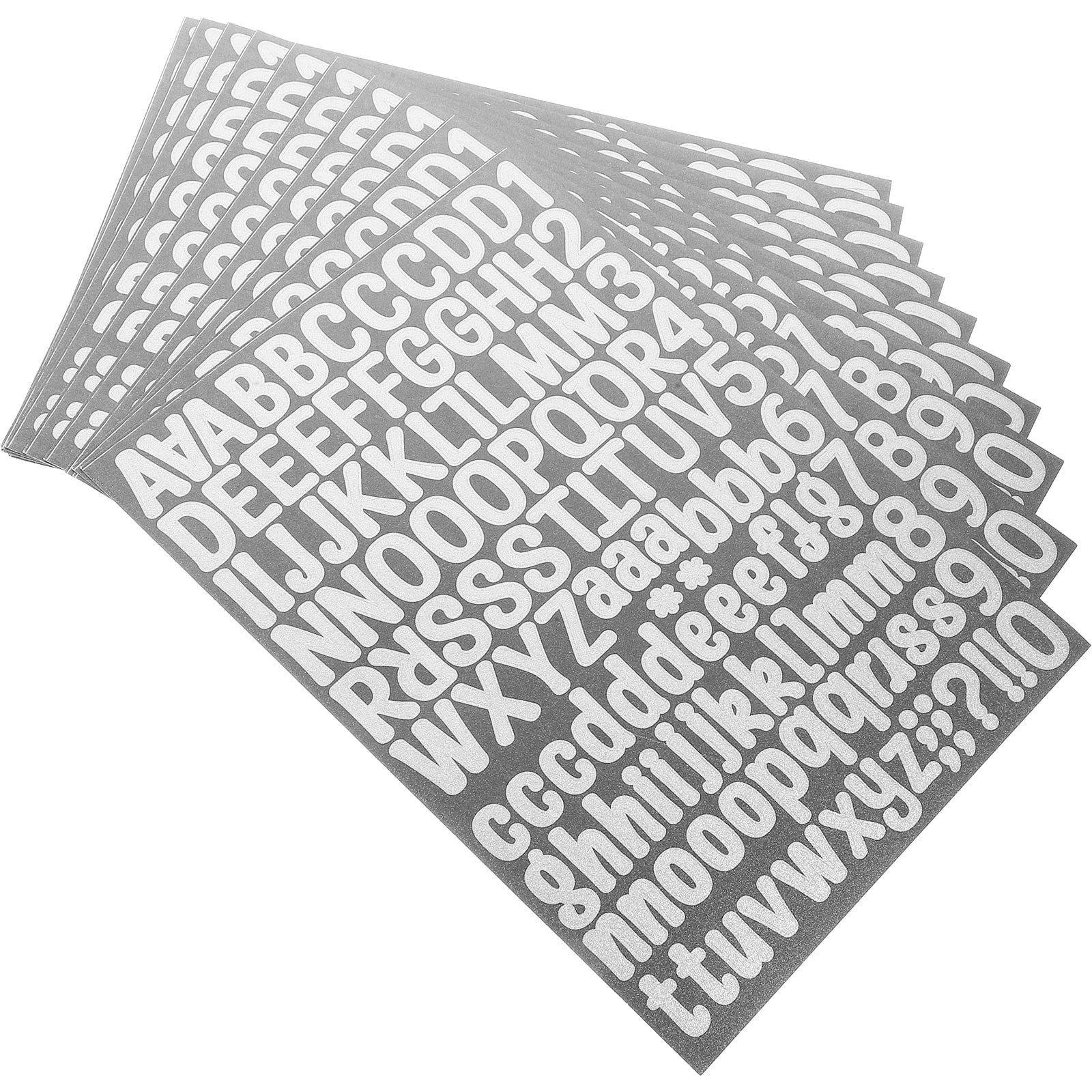 Golden Glitter Alphabet and Number Stickers for Guitar Decorative ...