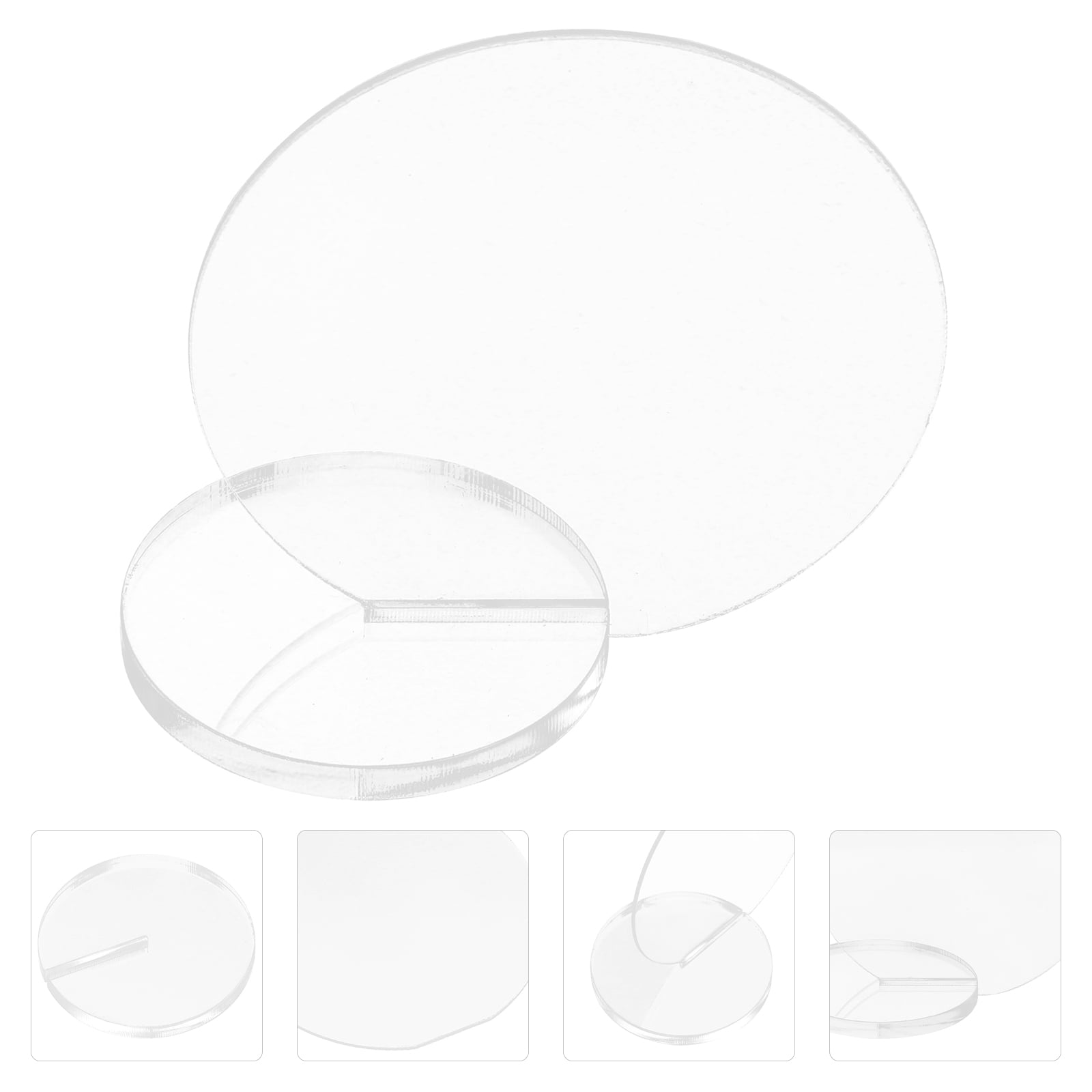 hengzirui reserved table signs 10 Set of Party Round Acrylic Sign Table ...