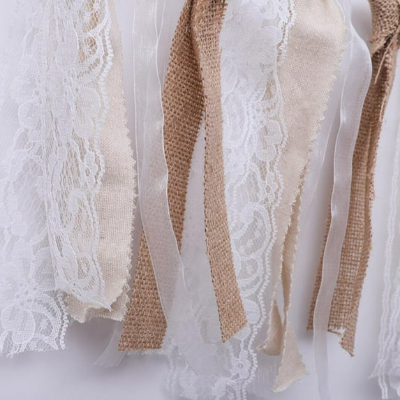 hengzirui wedding flag Flag Banner Pennant Garland Fabric Rustic Flags ...