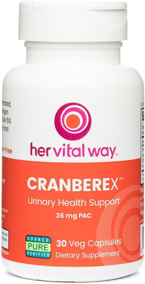 her vital way Cranberex Cranberry Extract Capsules, 36mg PAC, UT Health ...