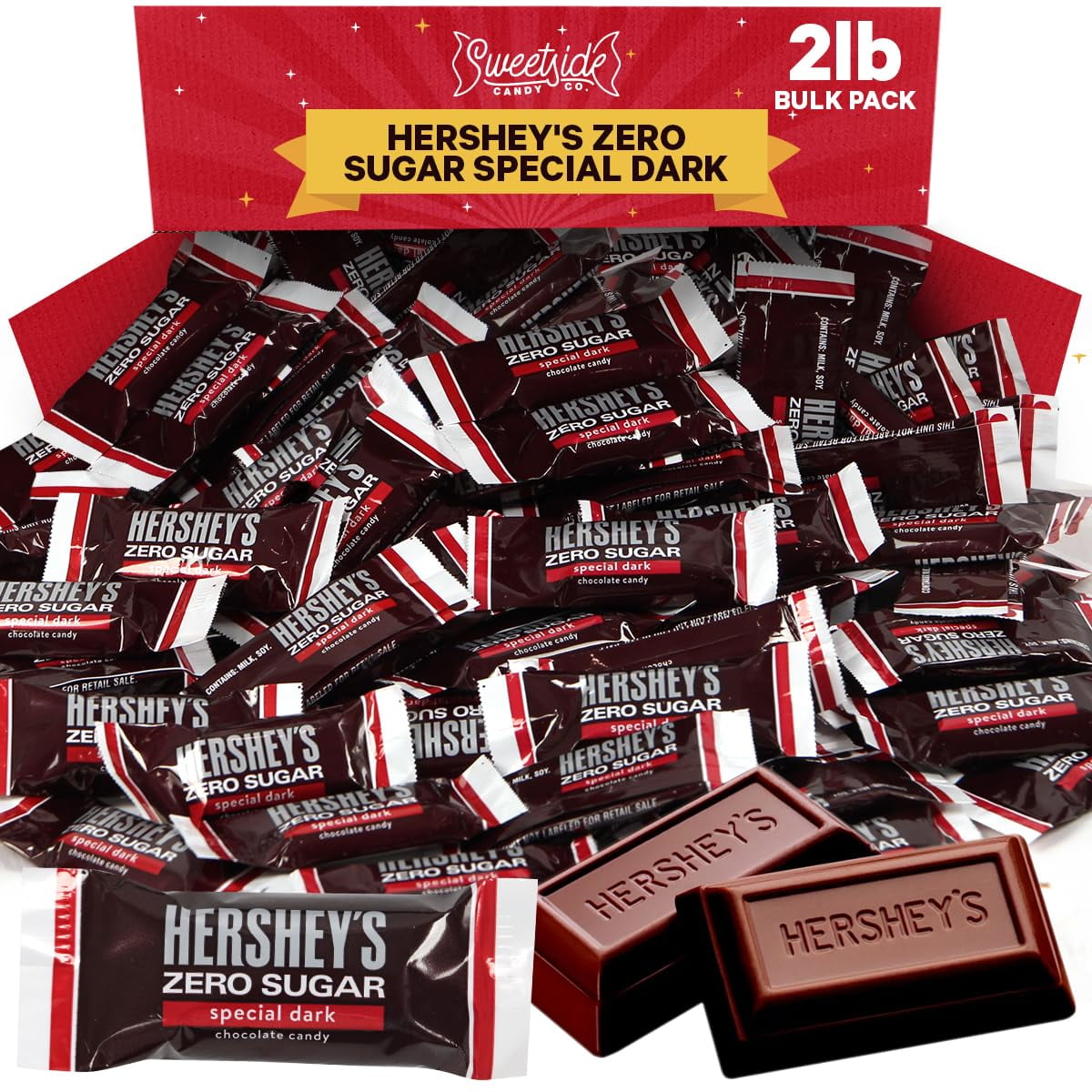 hersheyZero sugar - 2 pounds - Special Dark Chocolate Candy Bulk Pack ...