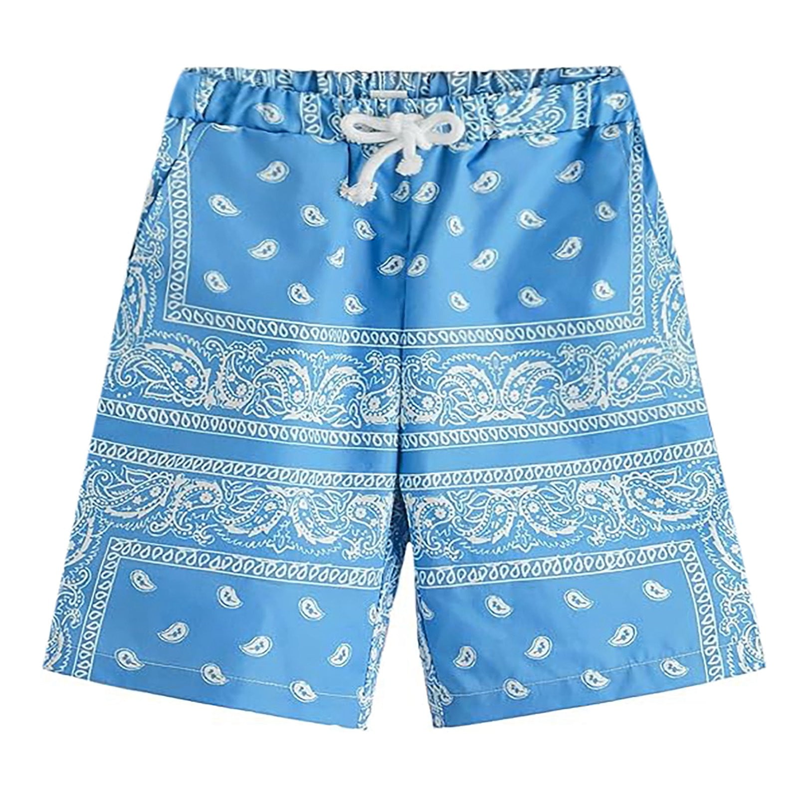 heyac 5 Inch Swim Trunks Men Gradient Stretchy Quick Dry Board Shorts ...
