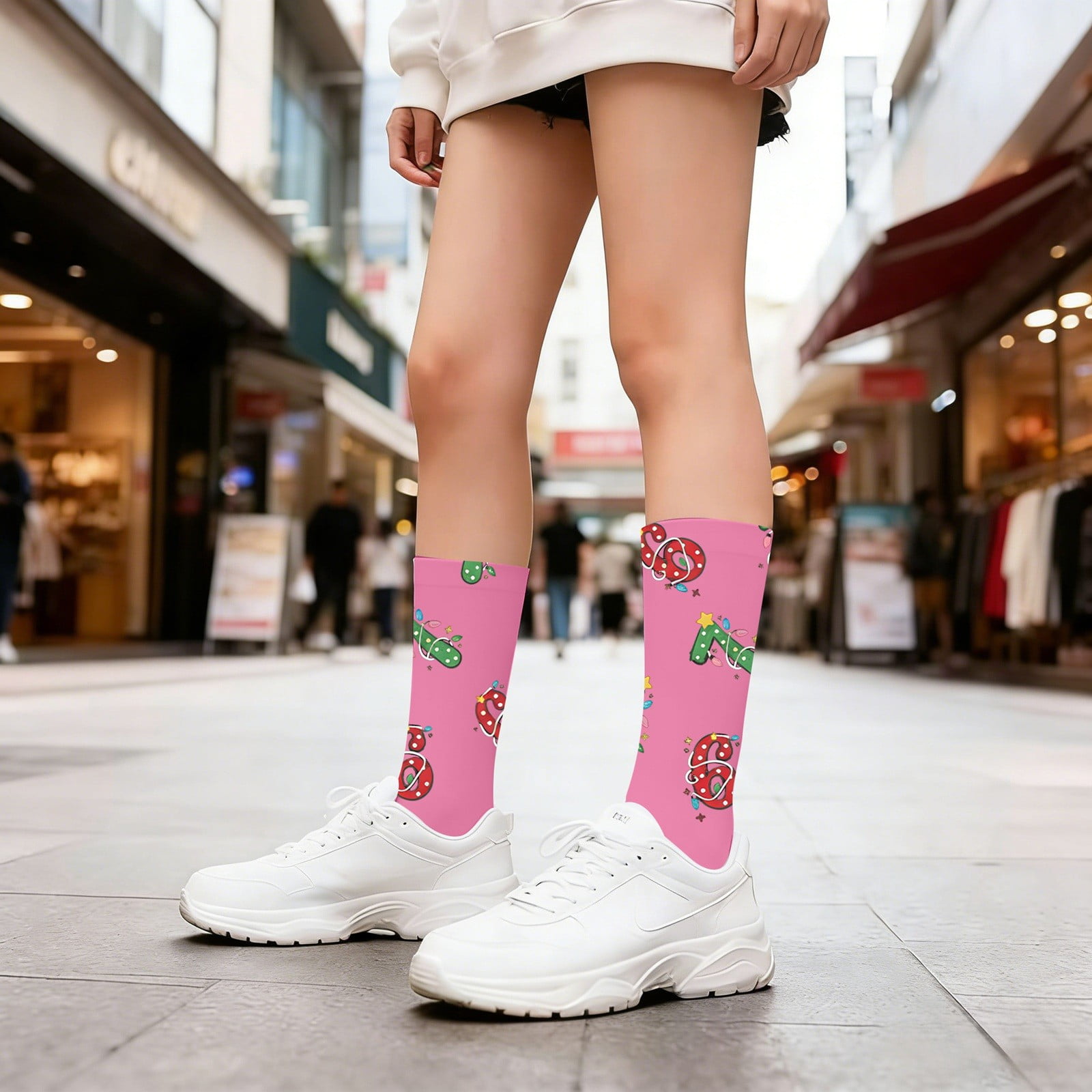 heyac 67 Socks Funny Number Baseball Crew Socks 6 7 Meme Funny Six ...