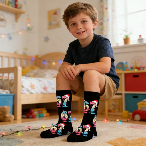 YAYUBA 67 Socks Kids Funny Number Baseball Crew Socks 6 7 Meme Novelty ...