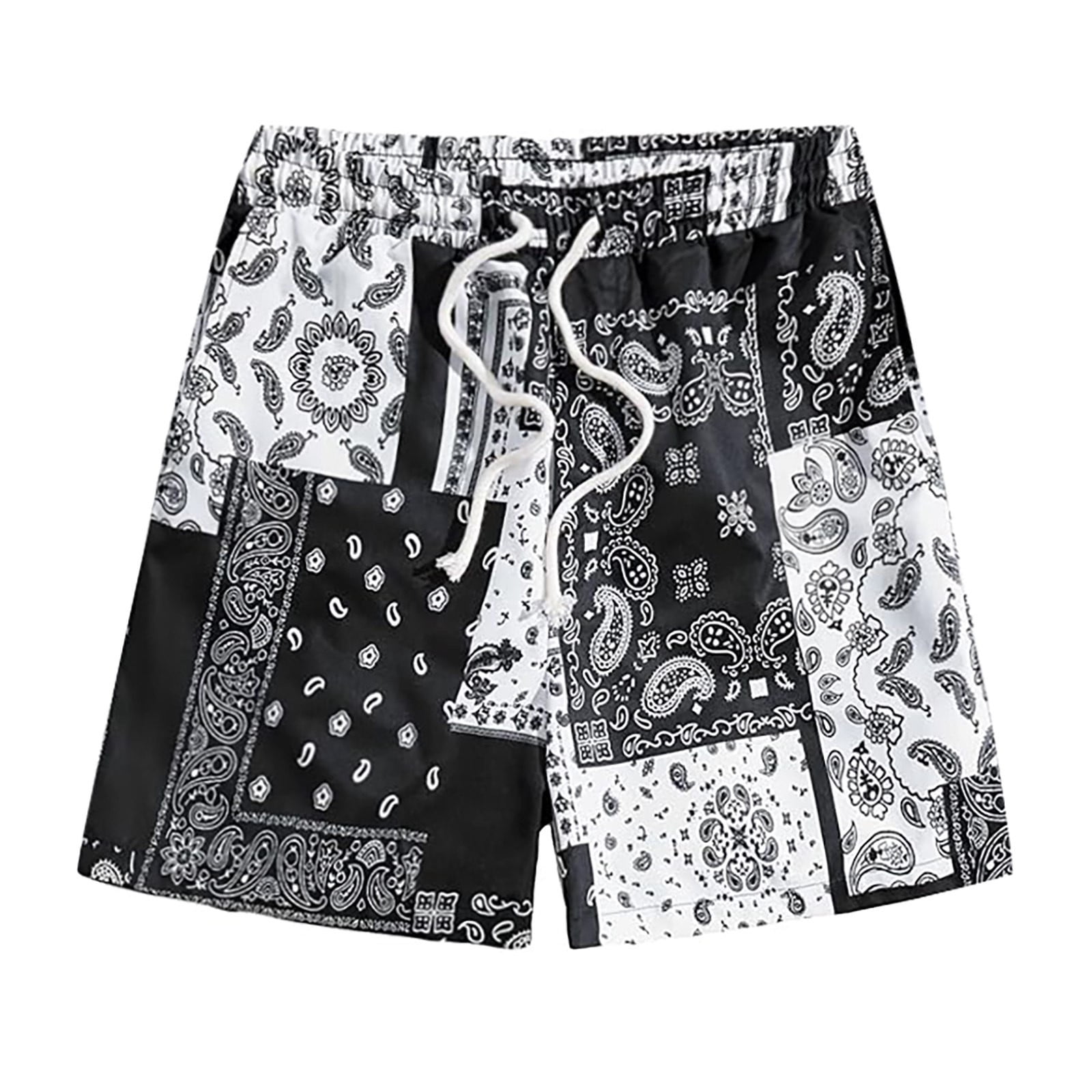 heyac Big and Tall Swim Trunks for Men Purple Soild Color Stretchy ...