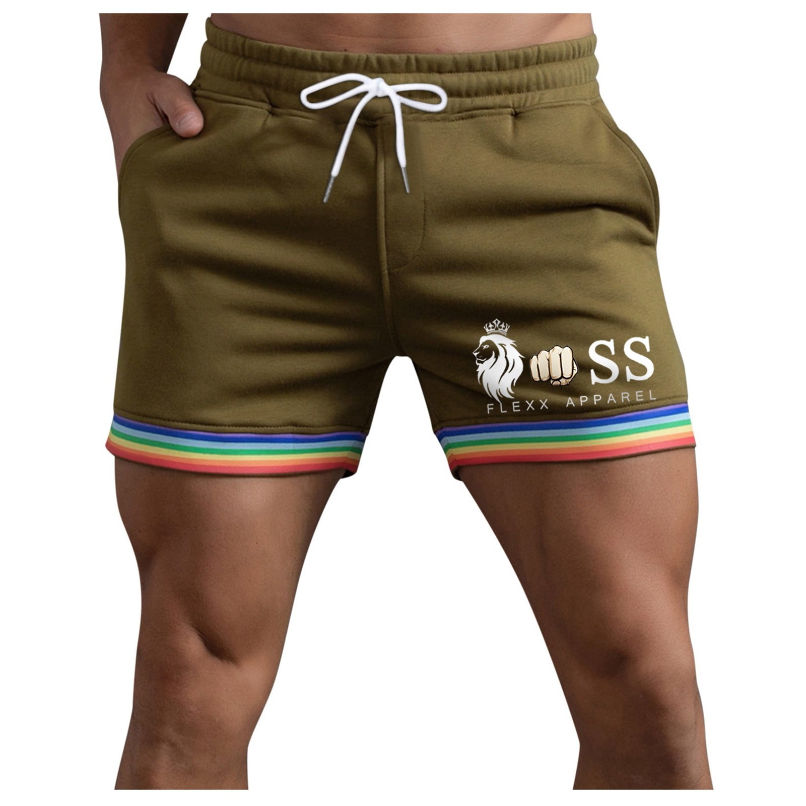 heyac Dissolving Swim Trunks Men High Elastic Waist Quick Dry Bathing ...