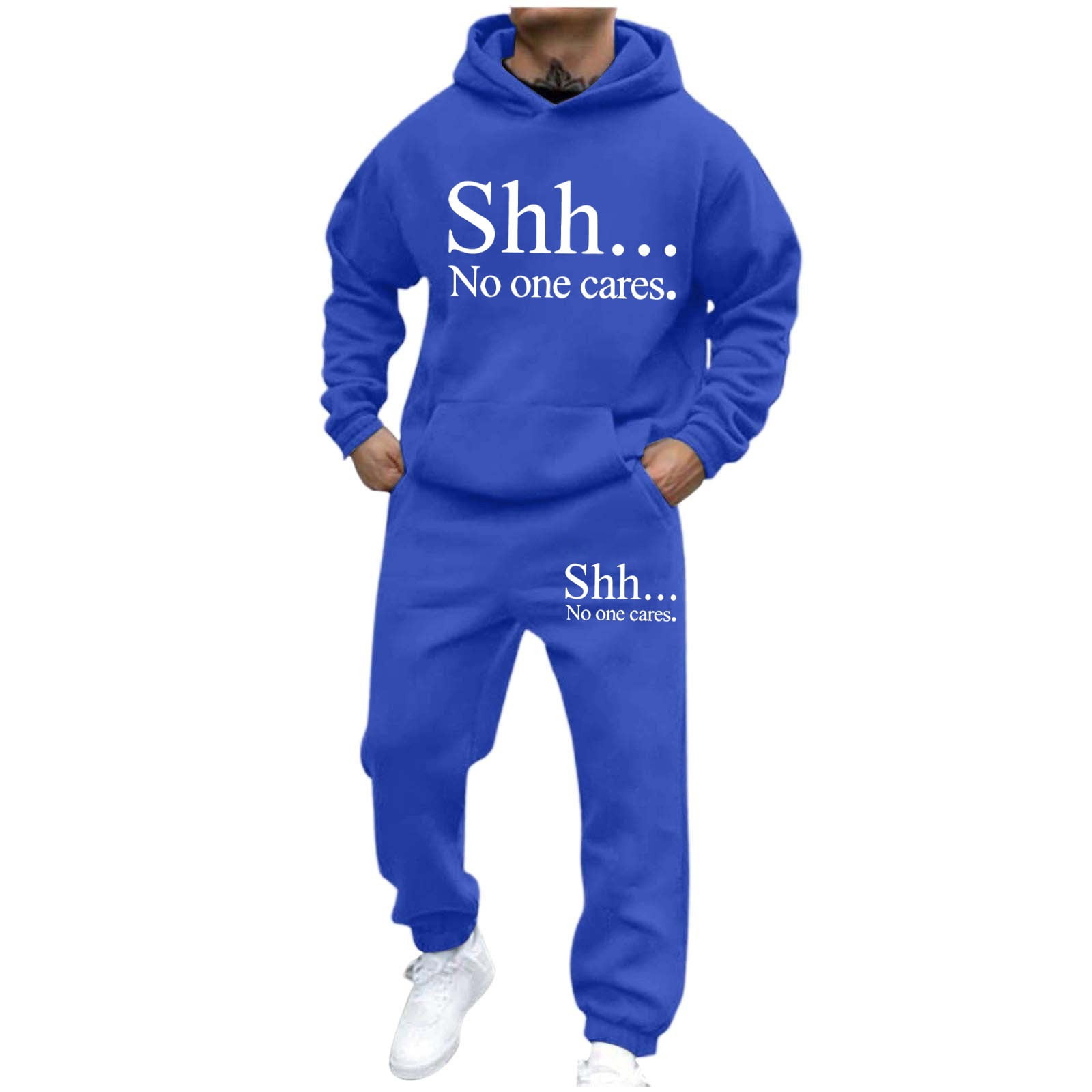 heyac Jogging Suits for Men Long SleeveBig and Tall Autumn Winter ...