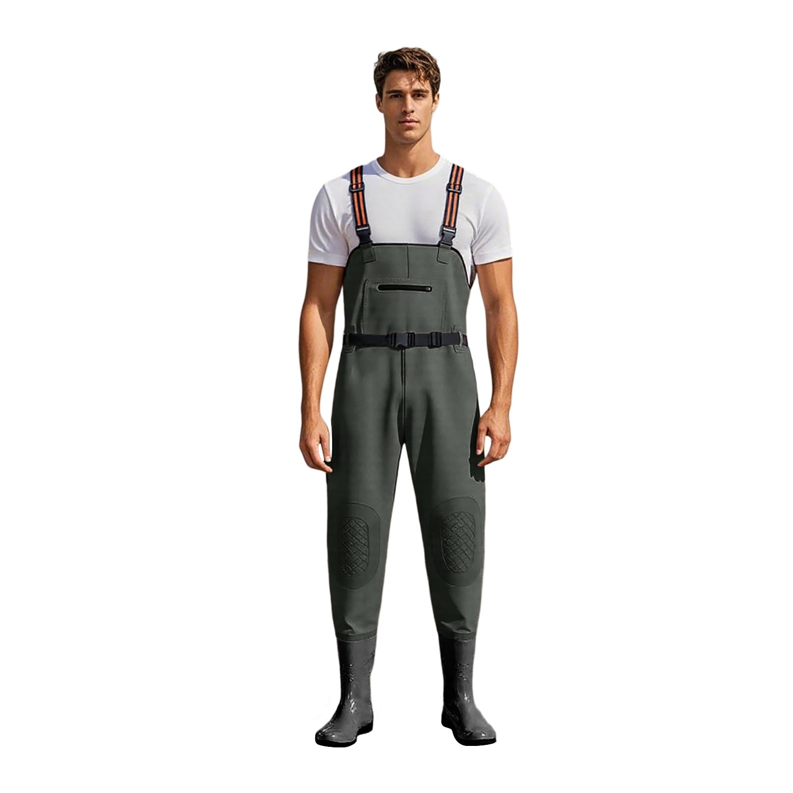 heyac Men’s Breathable Fly Fishing Waders Stocking Foot Waterproof ...