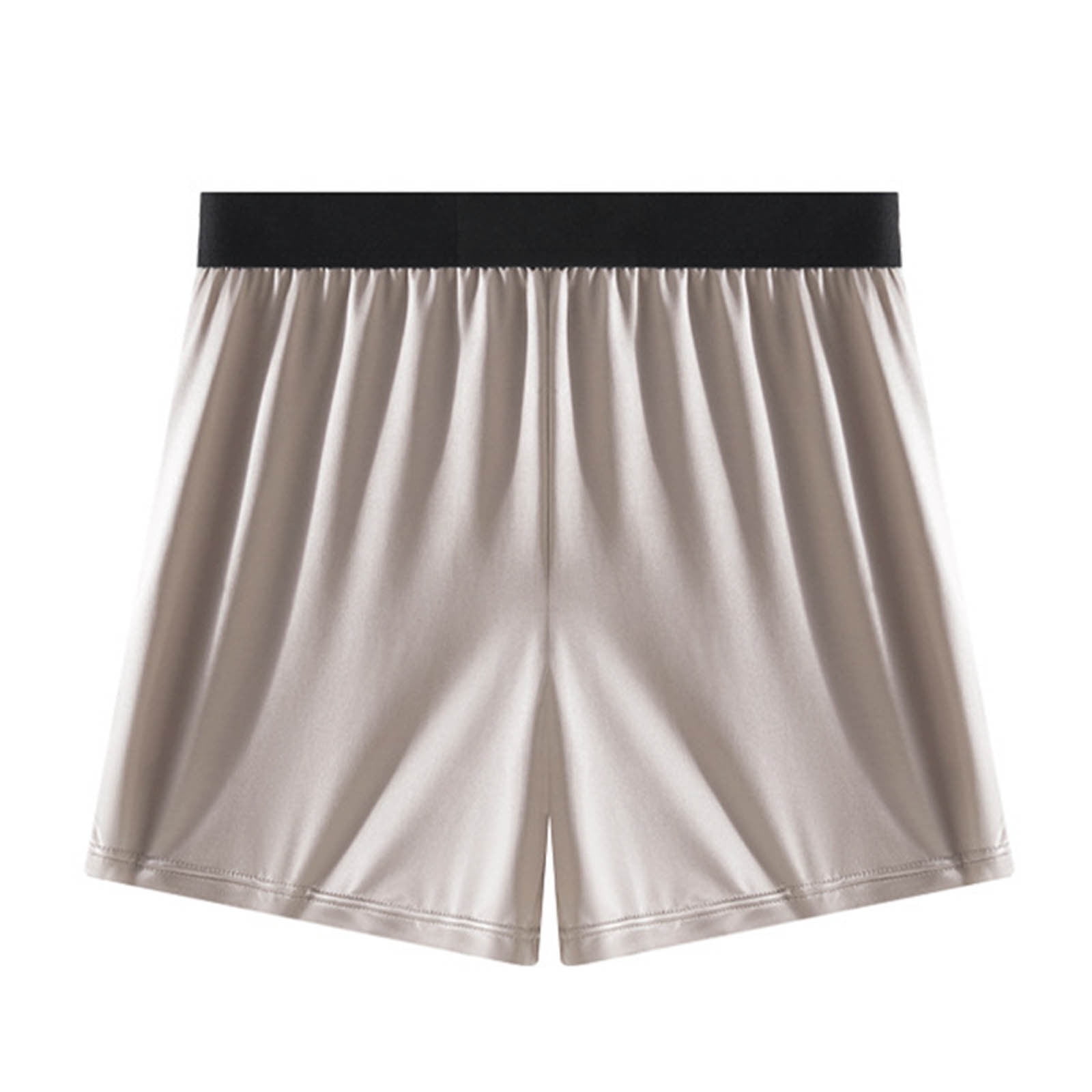 heyac Men's Satin Boxers Pack Silk Boxer Shorts for Men, Silk Feeling ...