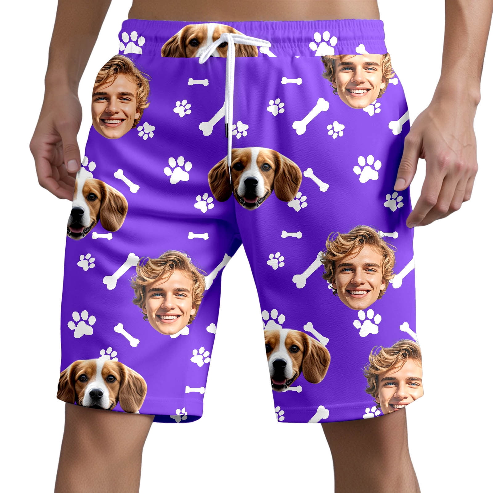 heyac Mens Board Shorts 7 Inch Inseam Solid Stretchy Quick Dry Swimsuit ...