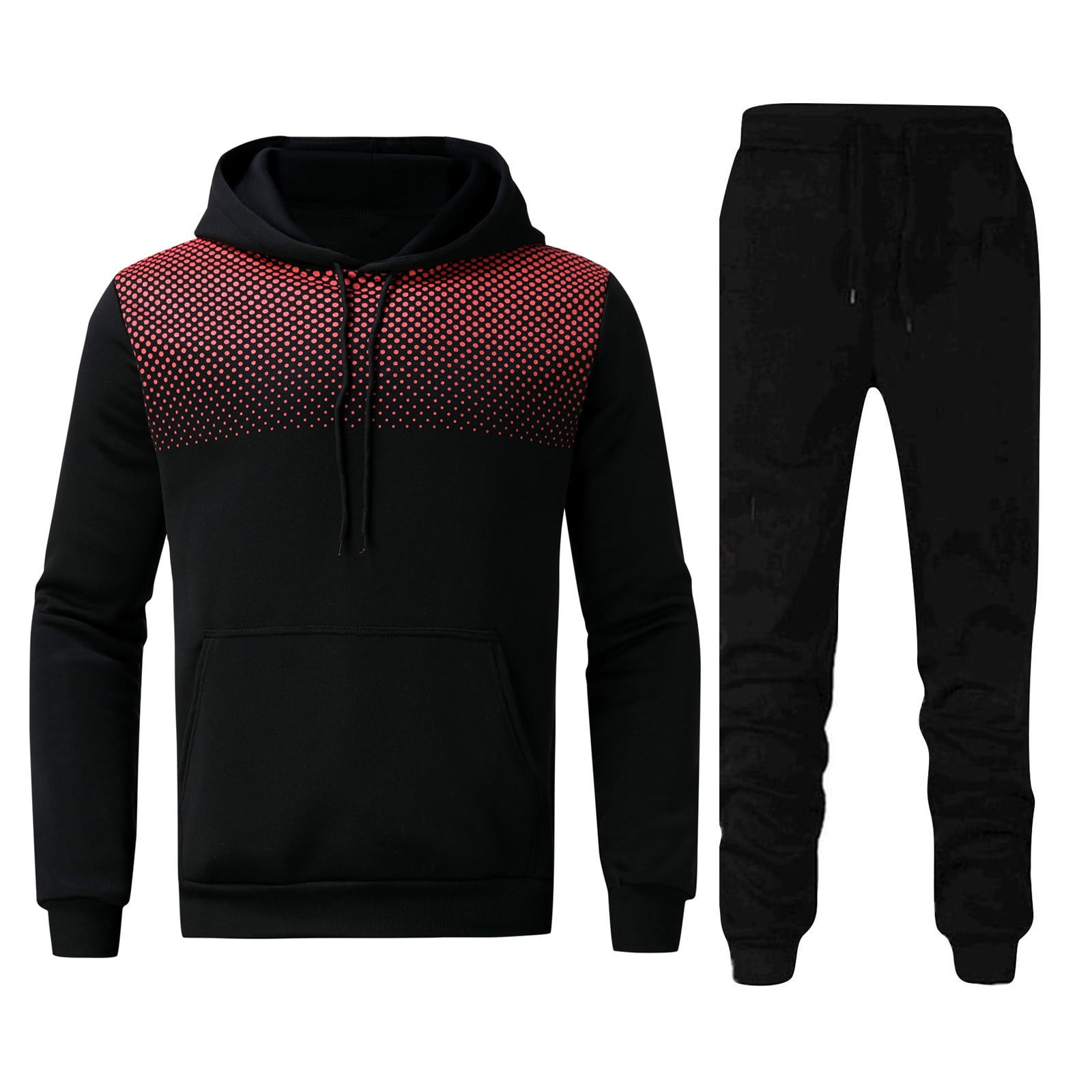 heyac Mens Track Suits 2 Piece Set Big and Tall 5xlBig and Tall Autumn ...