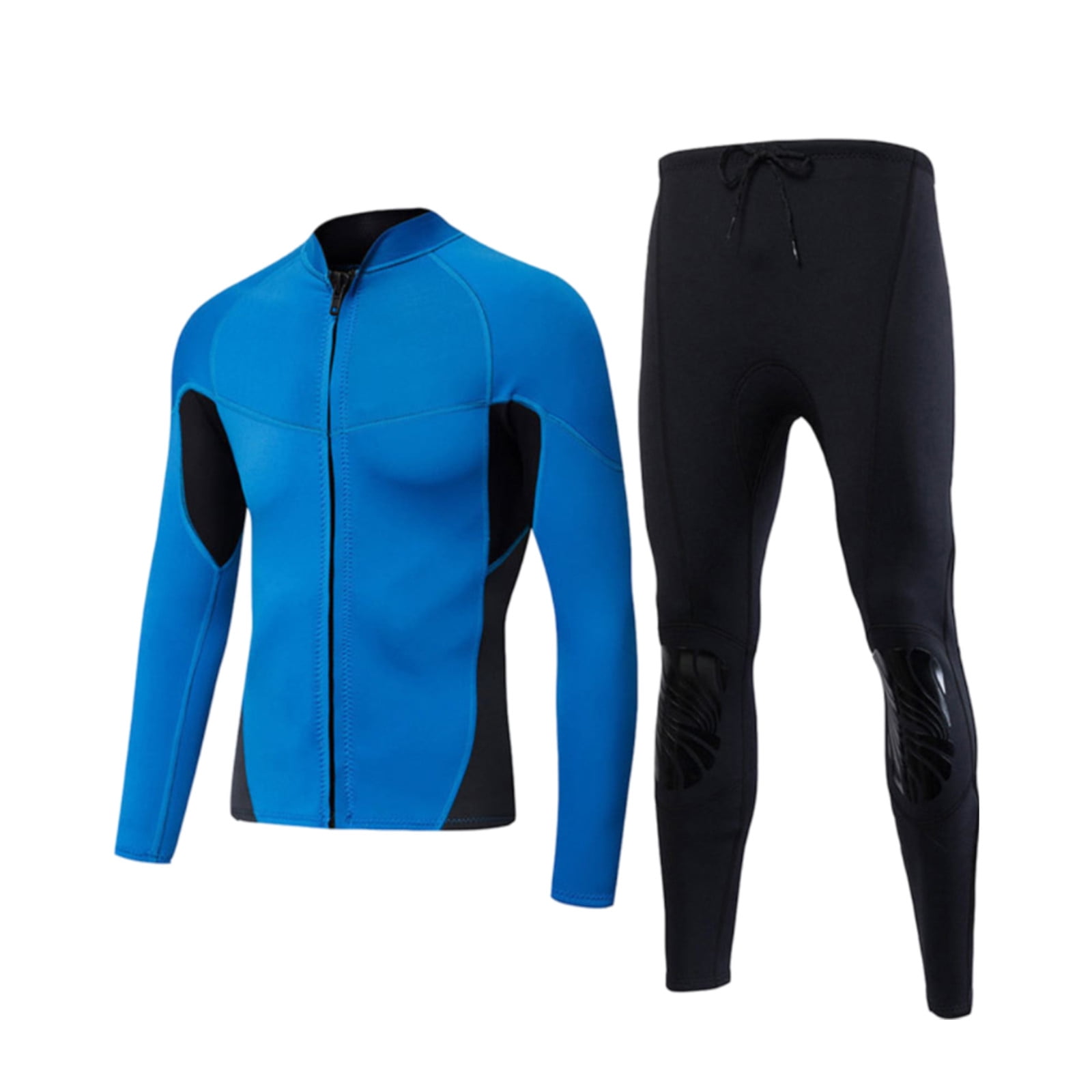 heyac Mens Wetsuit Men's Rash Guard Long Sleeves UPF 50+ UV Sun ...