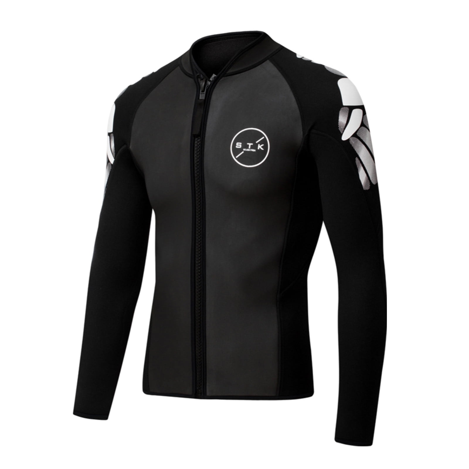 heyac Wetsuits For Men Men's Rash Guard Long Sleeves UPF 50+ UV Sun ...