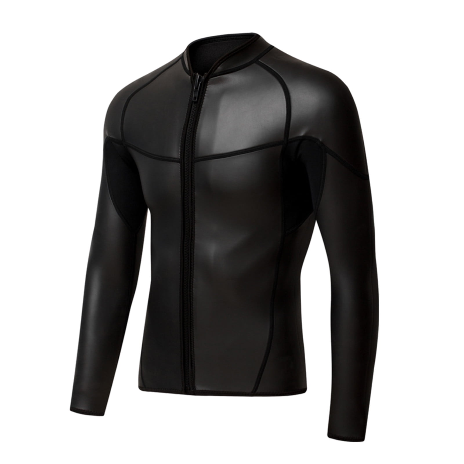 heyac Wetsuits For Men UPF 50+ Men's Long Sleeve Rash Guard Compression ...
