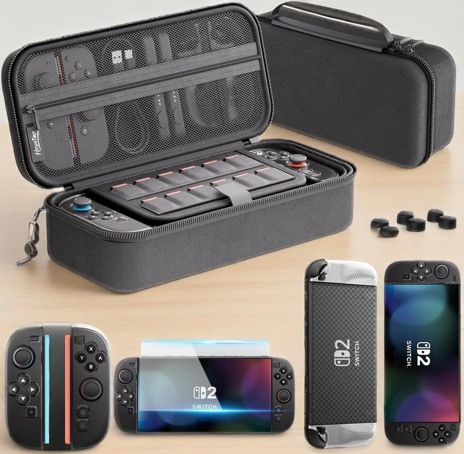HEYSTOP Carrying Case for Nintendo Switch 2,Portable Travel Case for Nintendo Switch 2 ...