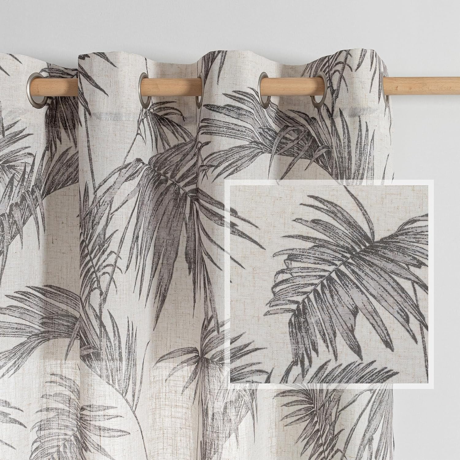 hfrulh Floral Curtains 95 Inch Long for Living Room Pink and Purple ...