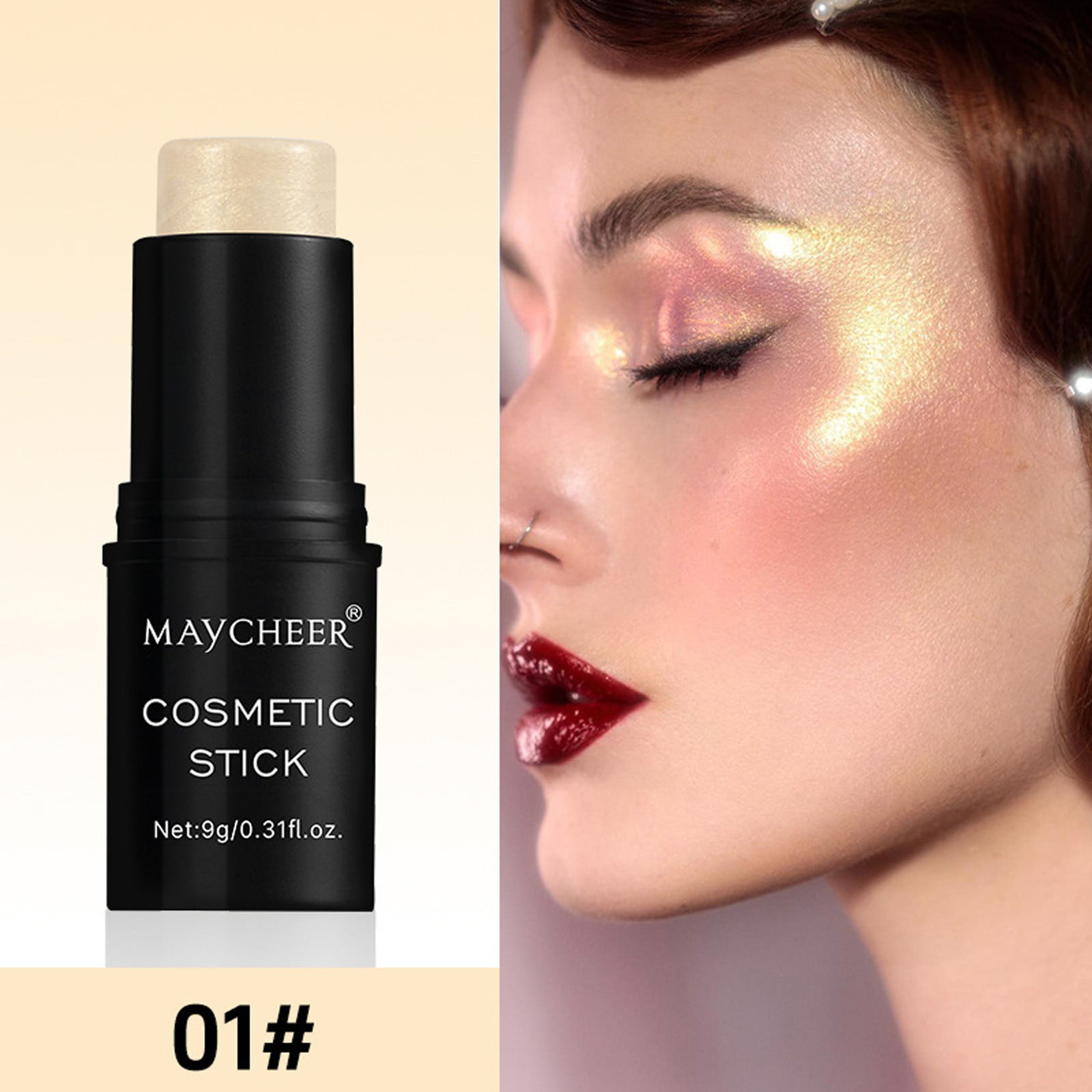 hgawgk Blush Stick for Cheeks,Stick Highlighter Stick and Stick Face ...