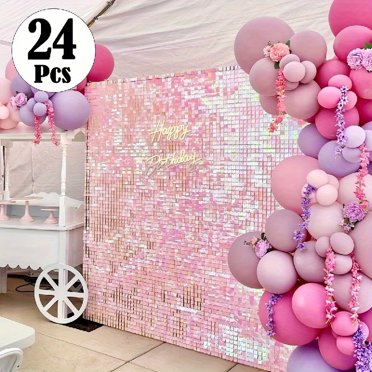 Metallic Silver Glitter Wall Backdrop - Ideal for Parties & Weddings ...