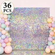 Metallic Silver Glitter Wall Backdrop - Ideal for Parties & Weddings ...