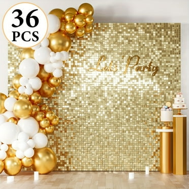 Metallic Silver Glitter Wall Backdrop - Ideal for Parties & Weddings ...