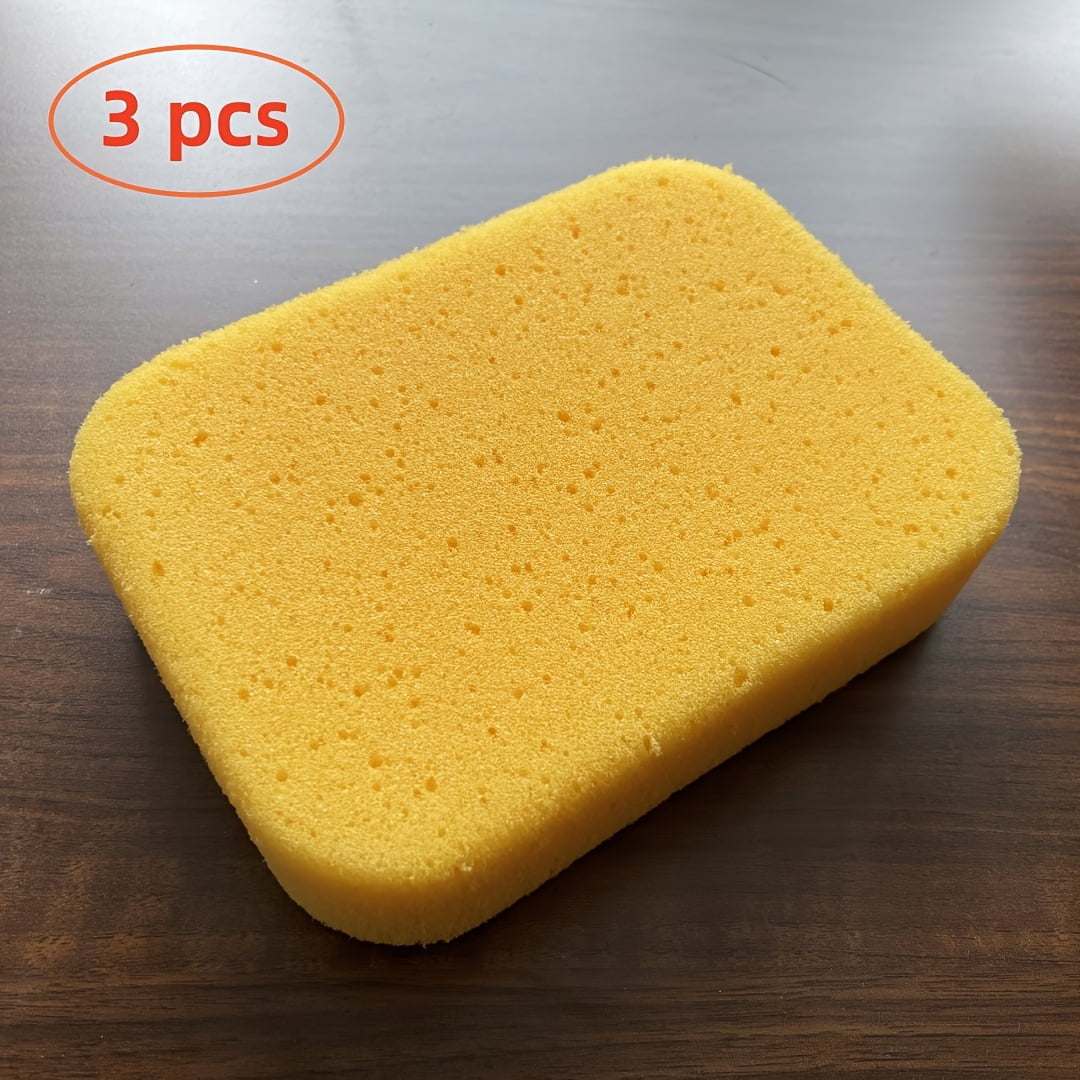 hghfhj 3pcs Grouting Cleaning And Cleaning Sponge Cleaning Tools Waxing ...