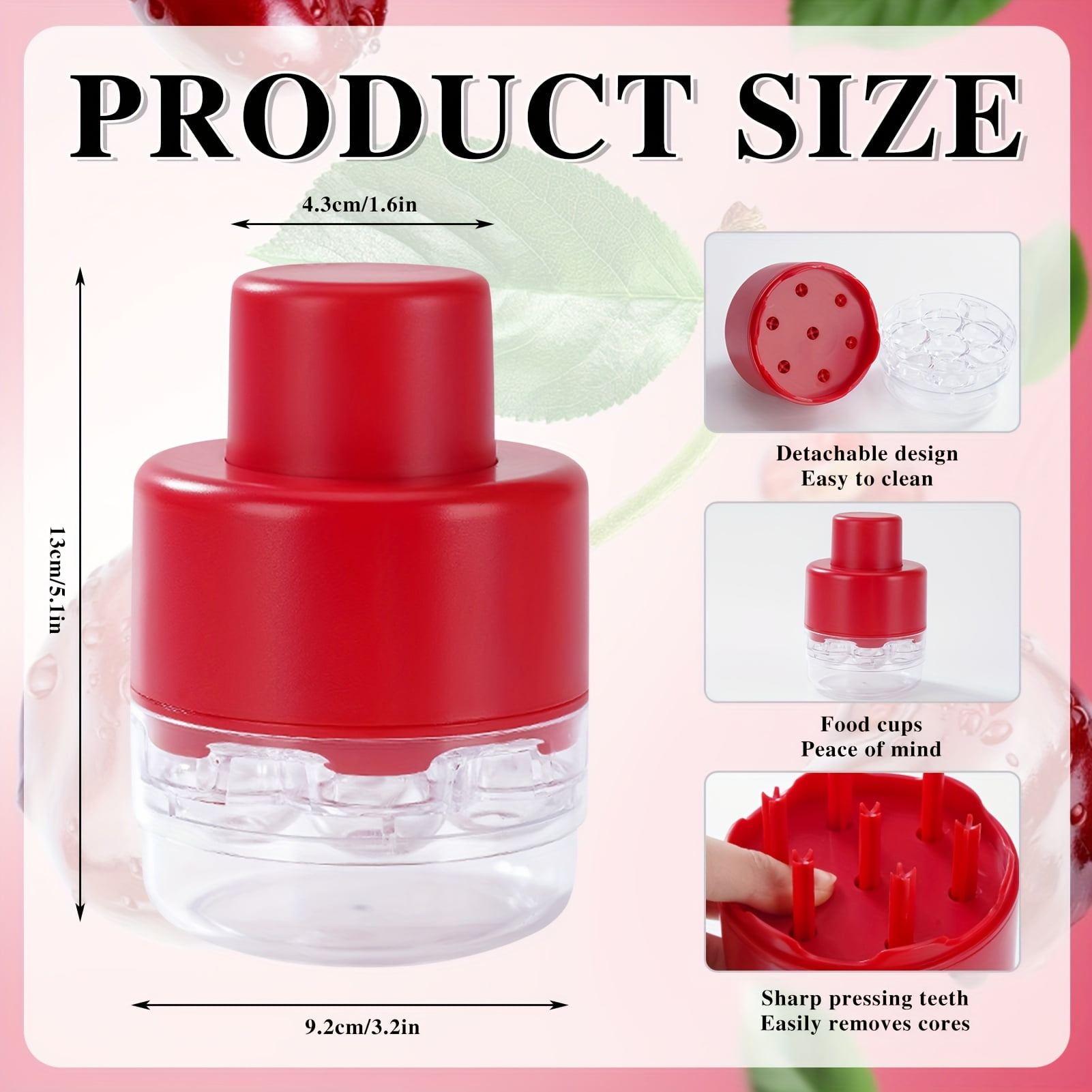 hghfhj Cherry Pitter Cherry Pitter Tool Pit Remover Heavy-Duty Metal ...