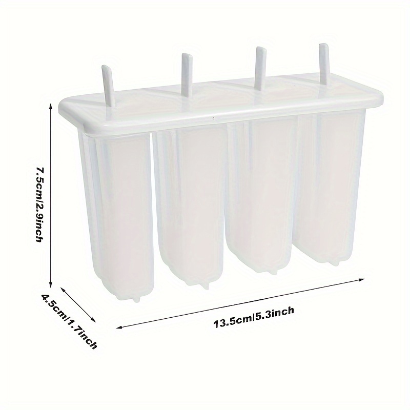 hghfhj Extra-Large Ice Cream & Popsicle Mold Set - Bpa-Free Diy Dessert ...