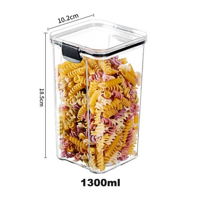 hghfhj Food Grain Beans Storage Tank Cereal Dispenser Snacks Nut ...