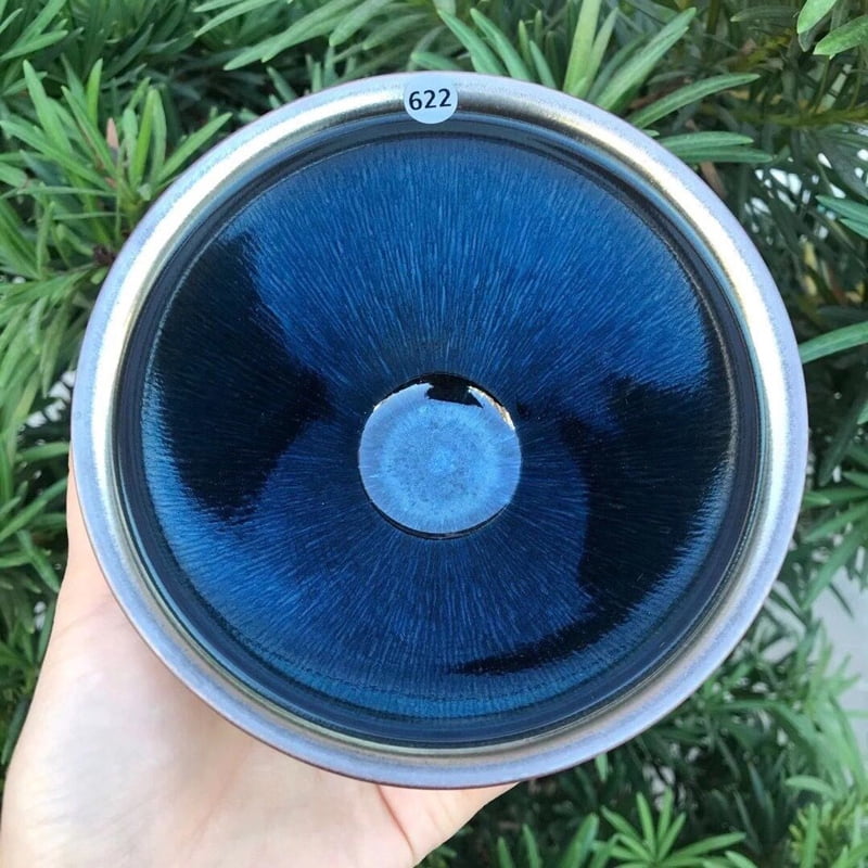 hghfhj Jianzhan Blue Hare Fur Tenmokus Cups 350ml Ceramic Japanese ...