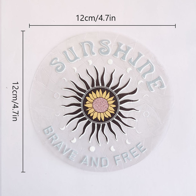 hghfhj PVC Static Electricity Window Stickers Sun Catcher Glass ...