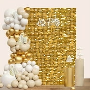 Metallic Silver Glitter Wall Backdrop - Ideal for Parties & Weddings ...