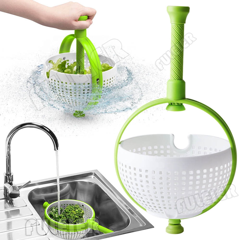 hghfhj Spina -Spin and strain Colander Salad Spinner Kitchen Gadget ...