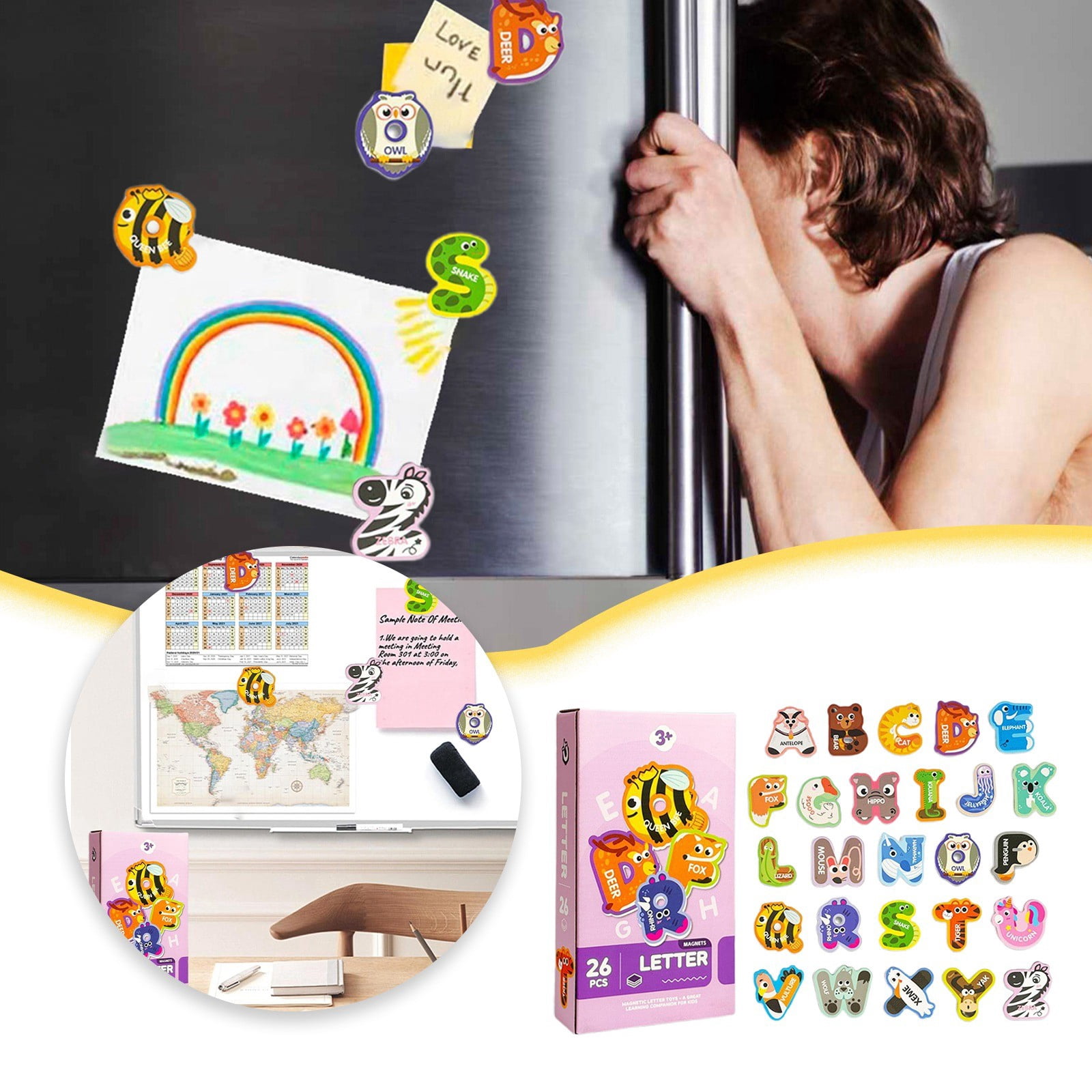hgiogi Educational Alphabet Puzzle for Kids - Learning Spelling Game ...