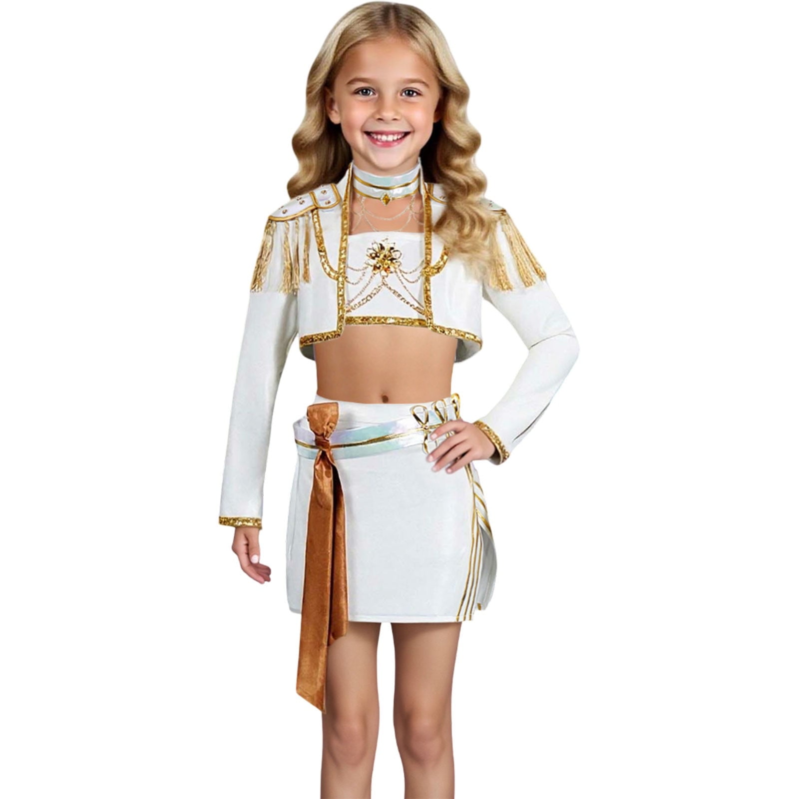 hgiogi Girls Cosplay Pop Singers Matching Outfits For Kids Halloween ...