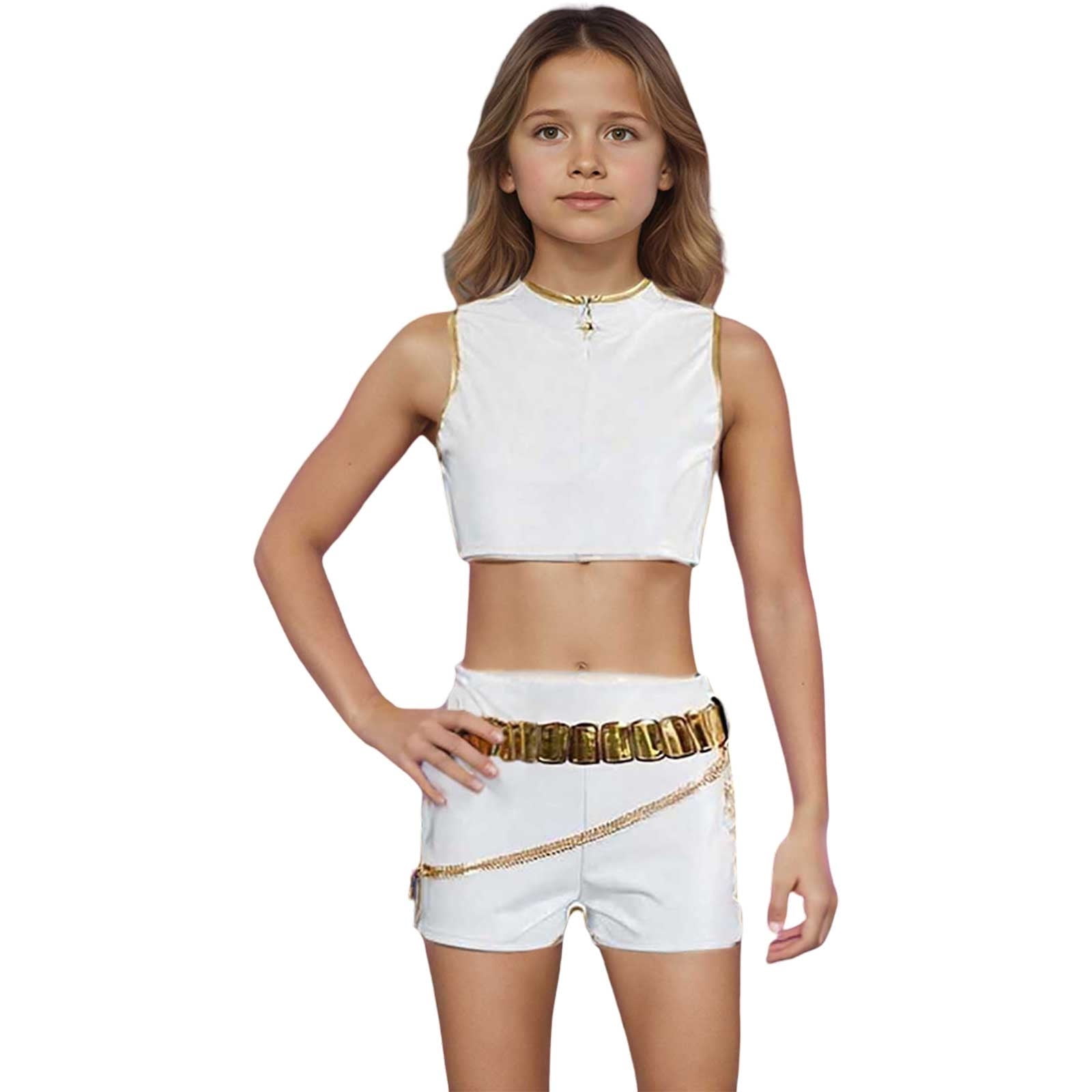hgiogi Girls Cosplay Pop Singers Matching Outfits For Kids Halloween ...